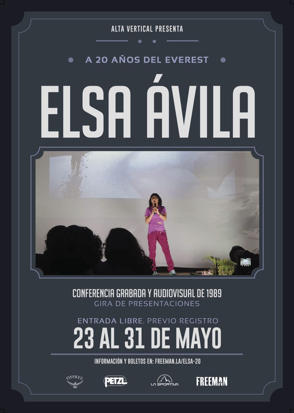 Gira del audiovisual de Elsa Ávila a 20 años del Everest ¡asiste ...
