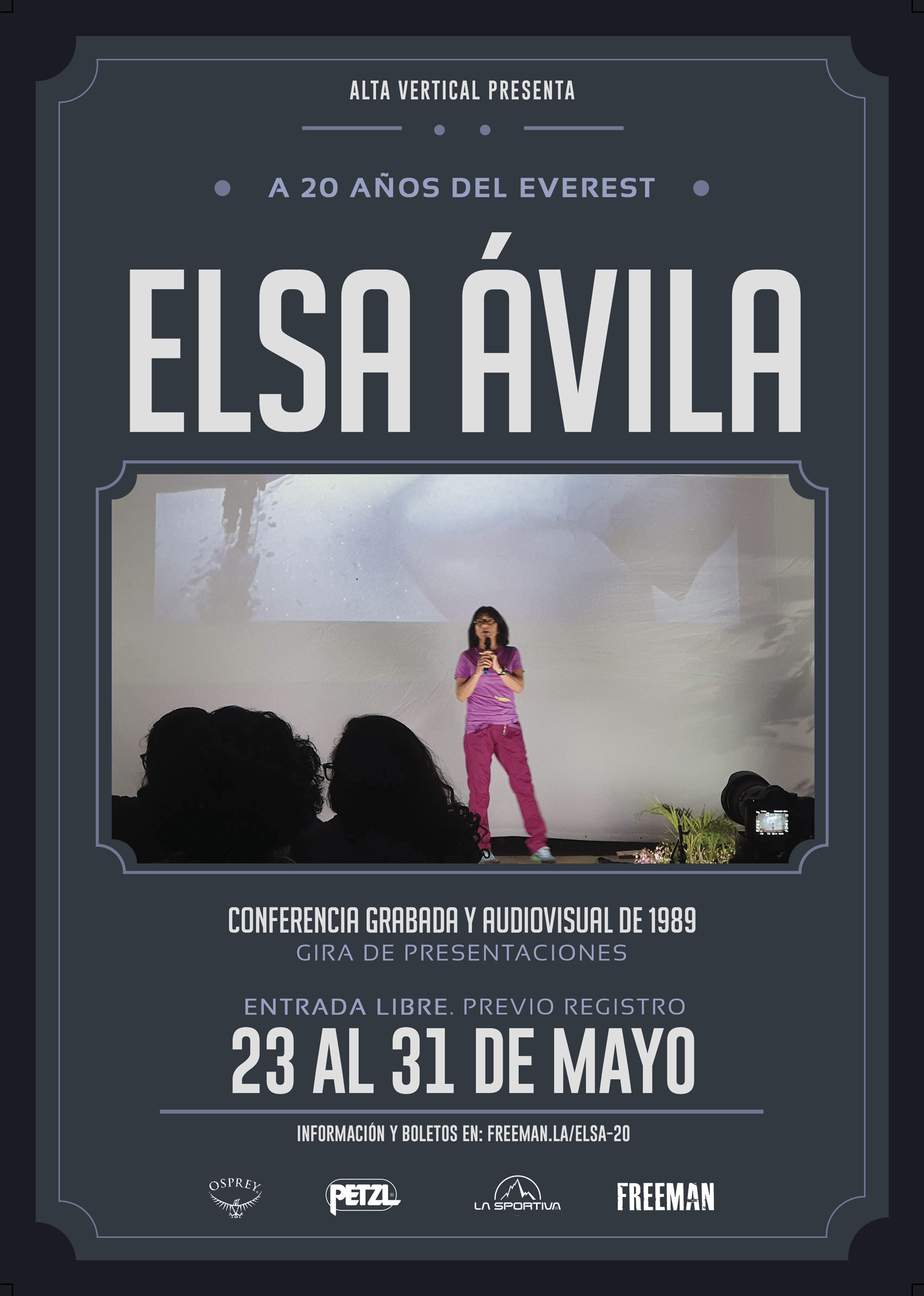 Gira del audiovisual de Elsa Ávila a 20 años del Everest ¡asiste ...